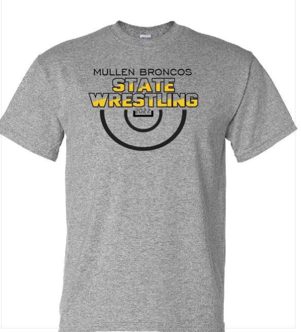 State Wrestling Shirt Order Information | Mullen Public Schools